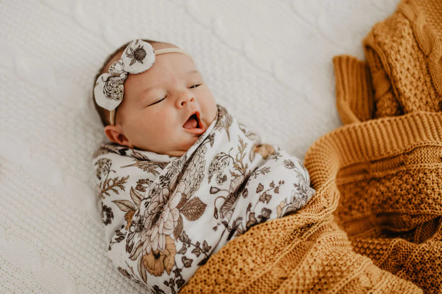 Bamboo Muslin Baby Swaddle Wrap – HartCo. Home & Body