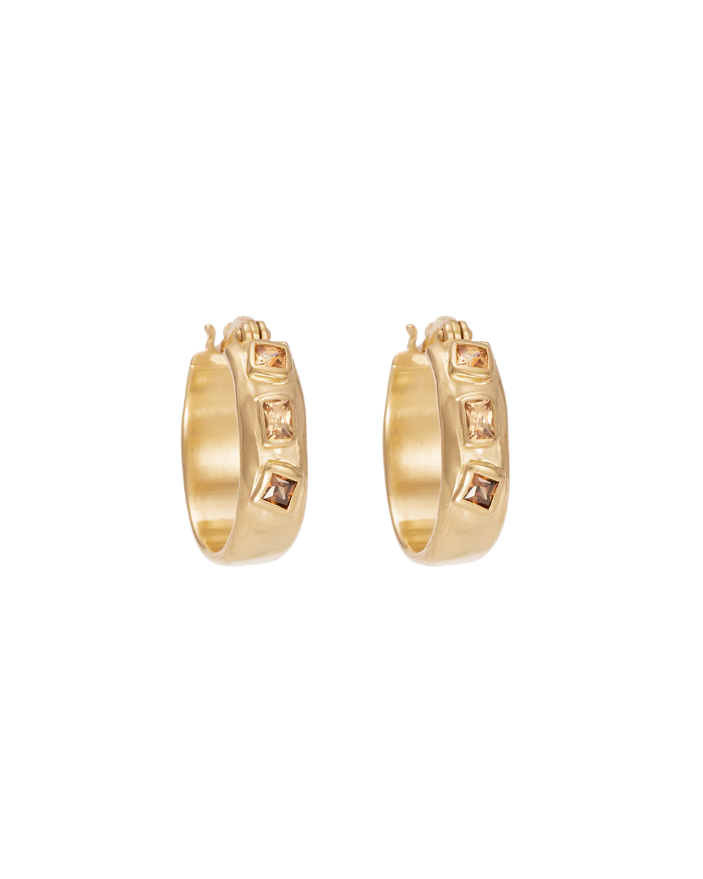 Sun Dance Hoops (18K GOLD PLATED) – HartCo. Home & Body